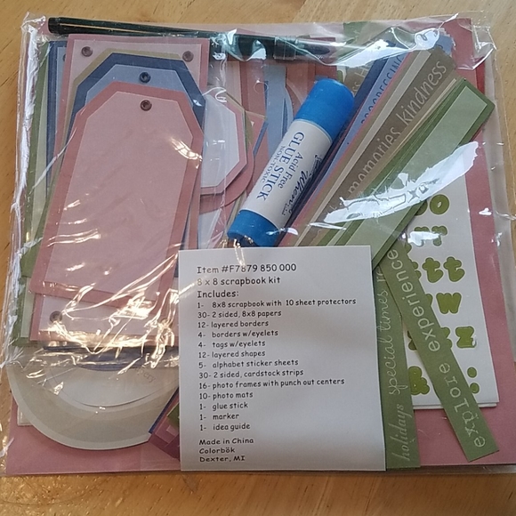 Colorbok | Art | Colobok Scrapbook Kit 8x8 Album | Poshmark